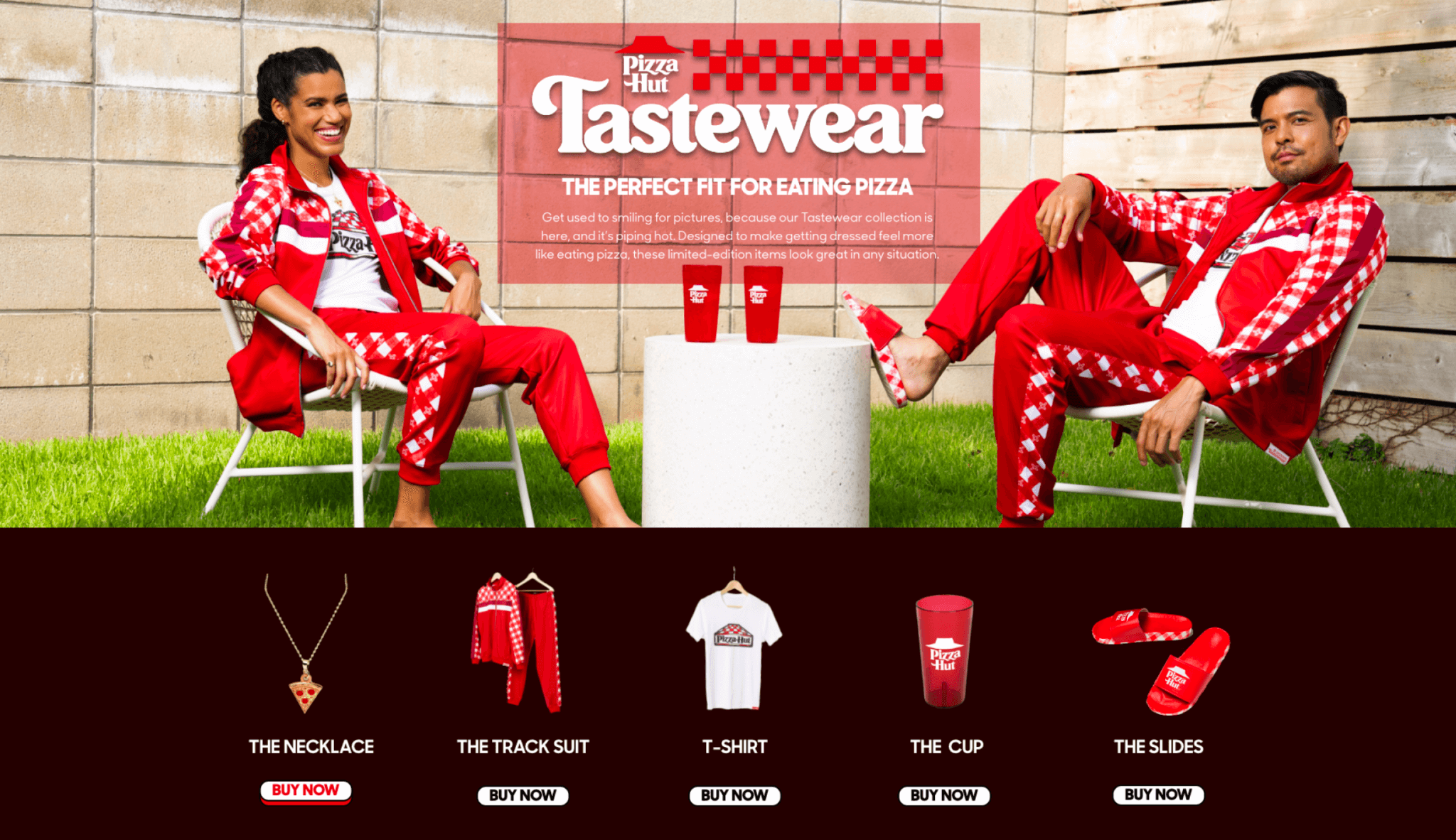 Pizza Hut Tastewear Merch & Apparel Design | Select Design